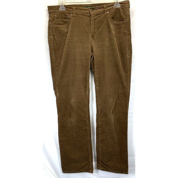 Lauren Ralph Lauren | Pants & Jumpsuits | Lauren Ralph Lauren Womens 2 Brown Stretch Corduroy ...